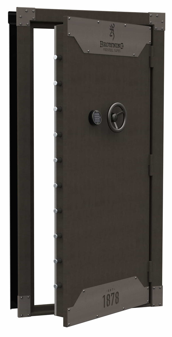 Out-Swing Clamshell Vault Door-Metal Glaze-Metal Glaze-Electronic Lock ...